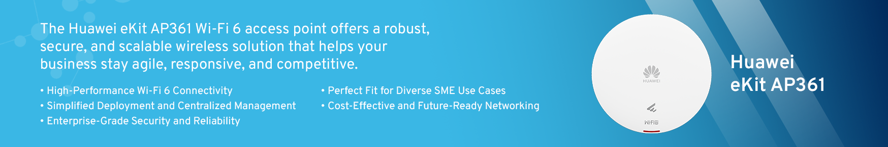Huawei eKitEngine AP361: The Ideal Wi‑Fi 6 Access Point for SMEs ...