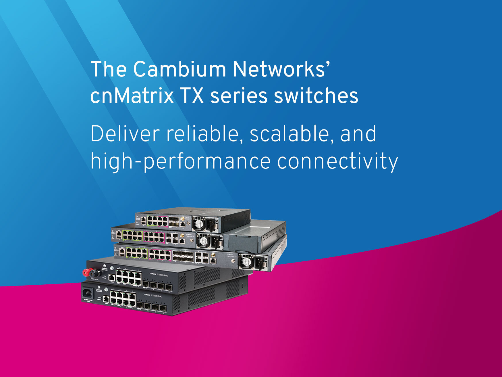 Cambium’s Networks cnMatrix TX Series Switches: The Backbone of ...